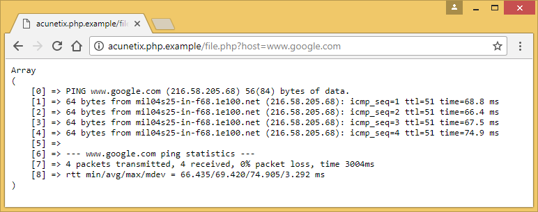 PHP Injection Directory Traversal Code Injection